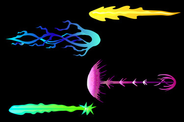 Laser gun beam Royalty Free Vector Image - VectorStock