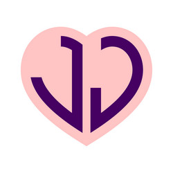 Letter J Heart Vector Images (over 380)