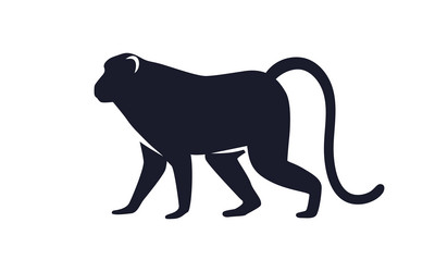 Ox silhouette black bull shape shadow buffalo Vector Image