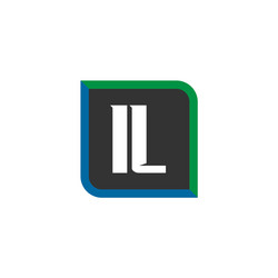 Initial letter logo li template design Royalty Free Vector