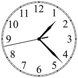 Clock face Royalty Free Vector Image - VectorStock