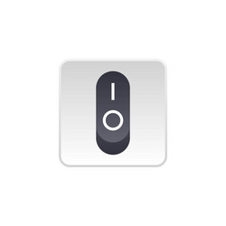 Switch button or turn on turn off power Royalty Free Vector