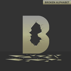 Letter symbol in circle set Royalty Free Vector Image