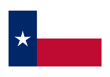Texas tx state flag map Royalty Free Vector Image