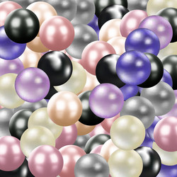 Colorful balls background background made Vector Image