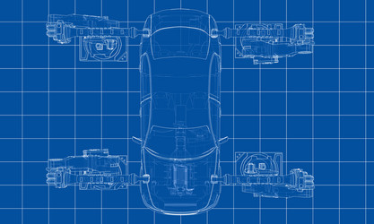 Assembly motor vehicle Royalty Free Vector Image