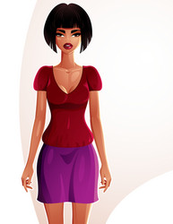 Girl Full Body Vector Images (over 5,400)