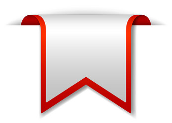 Isolated red button on white background Royalty Free Vector