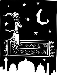 Flying Carpet Vector Images (over 1,000)