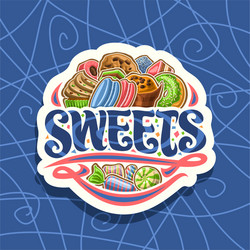 Logo for sweet shop Royalty Free Vector Image - VectorStock