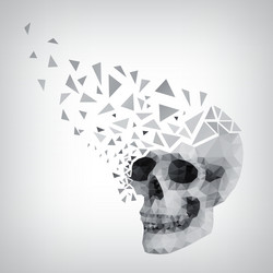Triangle Skull Horror Vector Images (over 540)
