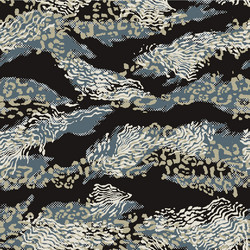 Wild animal skins patchwork wallpaper Royalty Free Vector