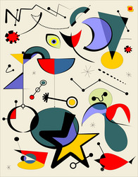 Painter Abstract Miro Vector Images (62)