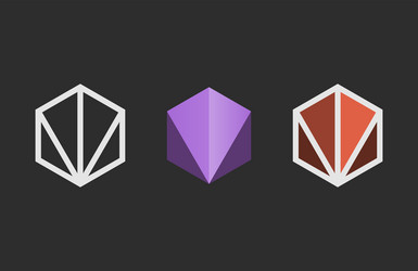 Initial letters asb logo designs bundle Royalty Free Vector