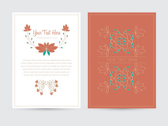 Colorful geometric document template Royalty Free Vector