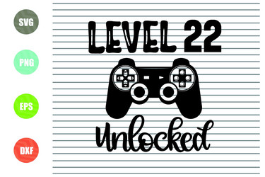Level 25 unlocked Royalty Free Vector Image - VectorStock