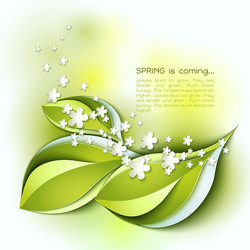 Spring abstract background Royalty Free Vector Image