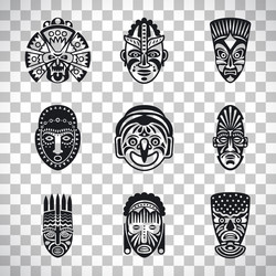 Tribal Mask Vector Images (over 9,700)