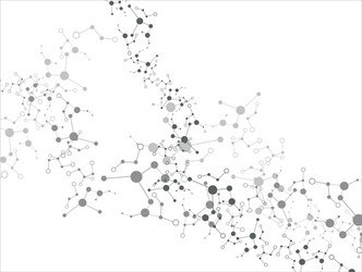 Molecule on the white background Royalty Free Vector Image