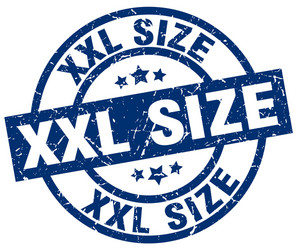 Xxl size sticker label Royalty Free Vector Image