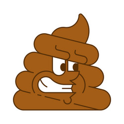 Angry Poo Emoji Vector Images (over 100)