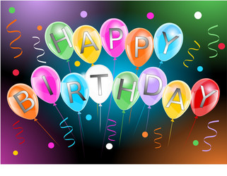 Birthday Streamer Vector Images (over 9,500)