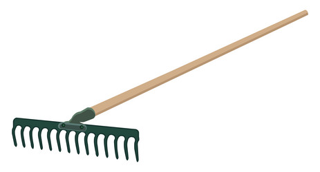 Purple rakes on a white background Royalty Free Vector Image