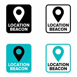 Damp location information sign Royalty Free Vector Image