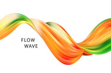 Abstract colorful background color flow Royalty Free Vector