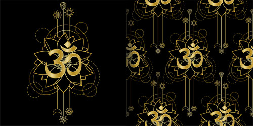 Om Pattern Vector Images (over 1,000)