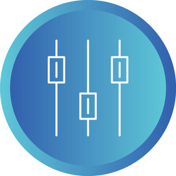 Beautiful volume control line icon Royalty Free Vector Image