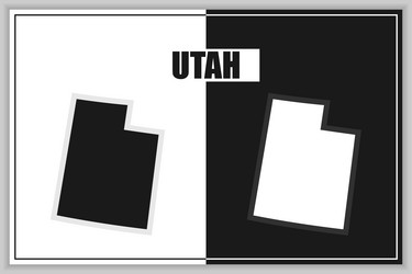 Utah State Shape Vector Images (over 350)
