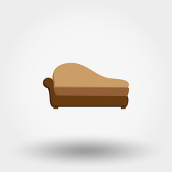 Soft sofa icon Royalty Free Vector Image - VectorStock