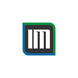 Initial letter logo im template design Royalty Free Vector