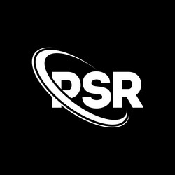 Psr logo letter design Royalty Free Vector Image