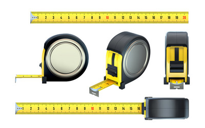 Tape measure isolated Royalty Free Vector Image