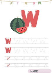 Alphabet worksheet letters Royalty Free Vector Image