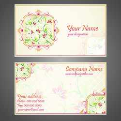 Books library business card design Royalty Free Vector Image