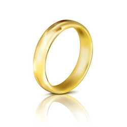 Gold ring Royalty Free Vector Image - VectorStock