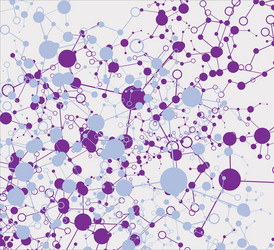 Molecule on the white background Royalty Free Vector Image