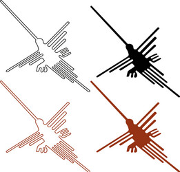 Nazca lines set Royalty Free Vector Image - VectorStock