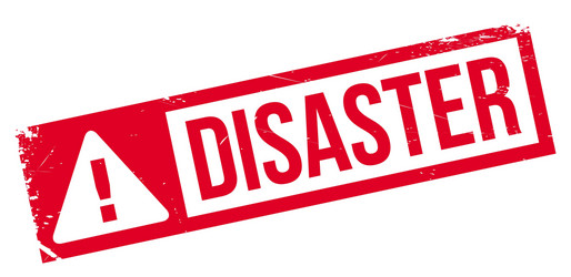 Disaster rubber stamp Royalty Free Vector Image
