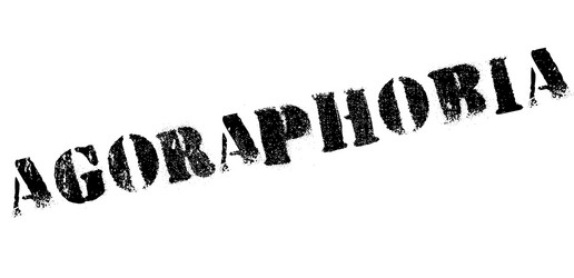 Agoraphobia rubber stamp Royalty Free Vector Image