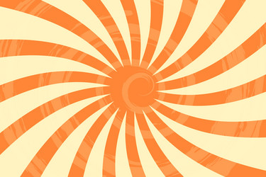 Sun rays background psychedelic wavy retro 60s Vector Image