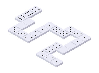 Board game flat isometric view isolated colored Vector Image