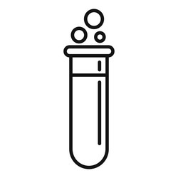 Lab water test icon outline equipment Royalty Free Vector