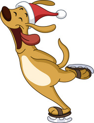 Dog cartoon character Royalty Free Vector Image