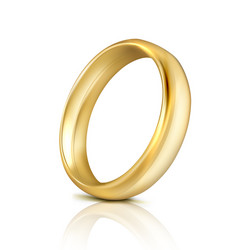 Gold ring Royalty Free Vector Image - VectorStock