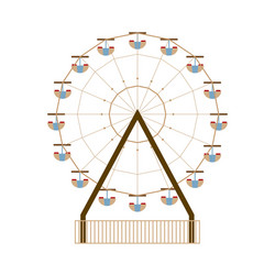 Ferris wheel Royalty Free Vector Image - VectorStock