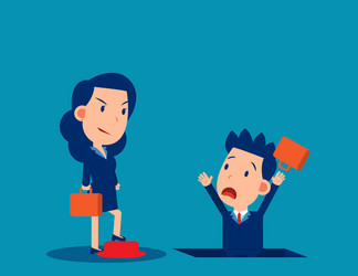 People and job insecurity business unemployed Vector Image